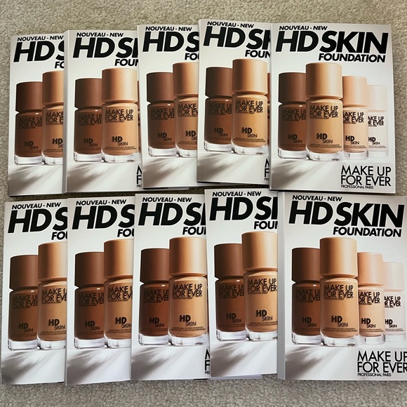 Makeup Forever | Makeup | Makeup Forever Hd Skin Foundation Sample Card ...